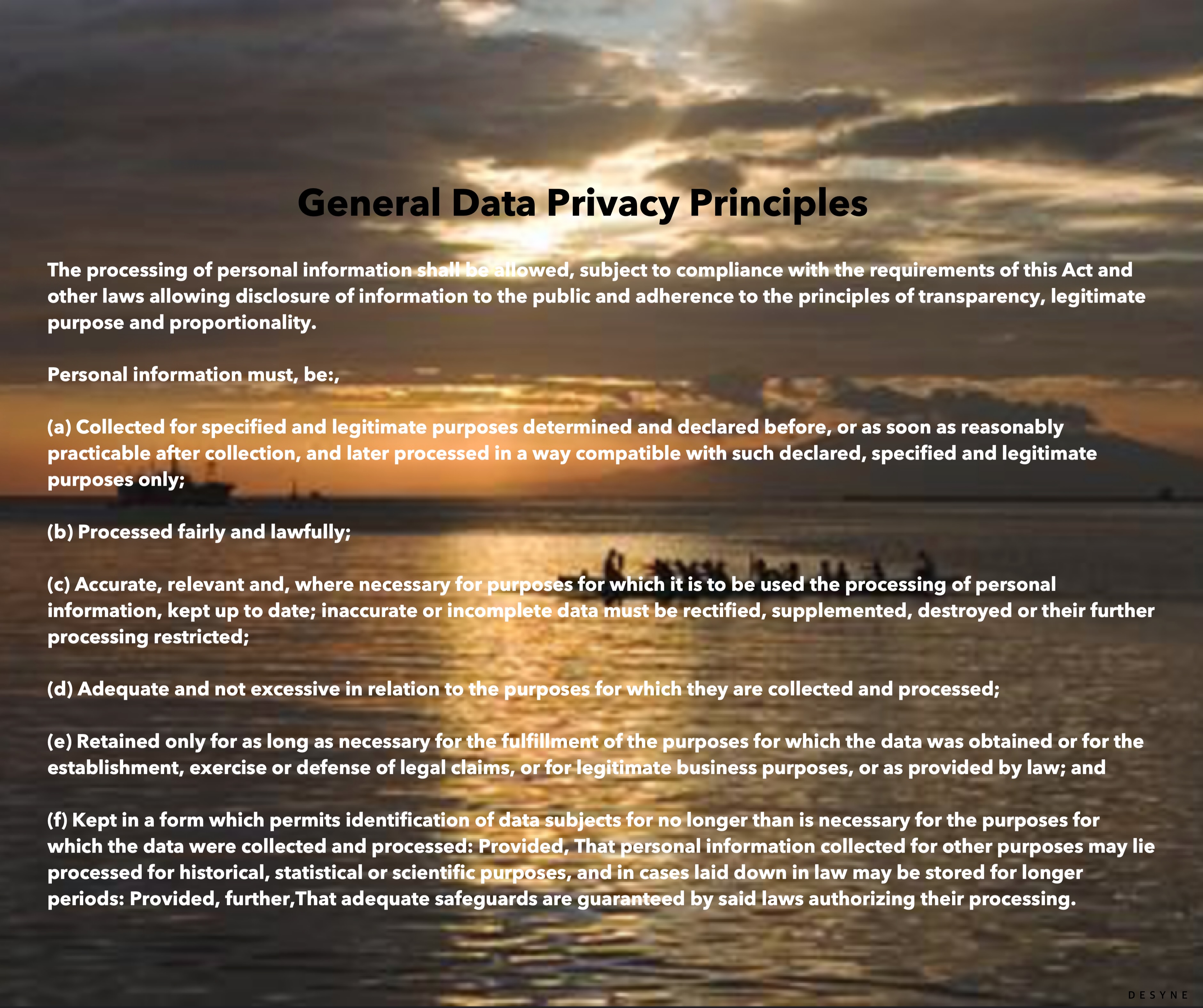 CDB Law Series on Data Privacy Law (Part 4): What are the General Data ...